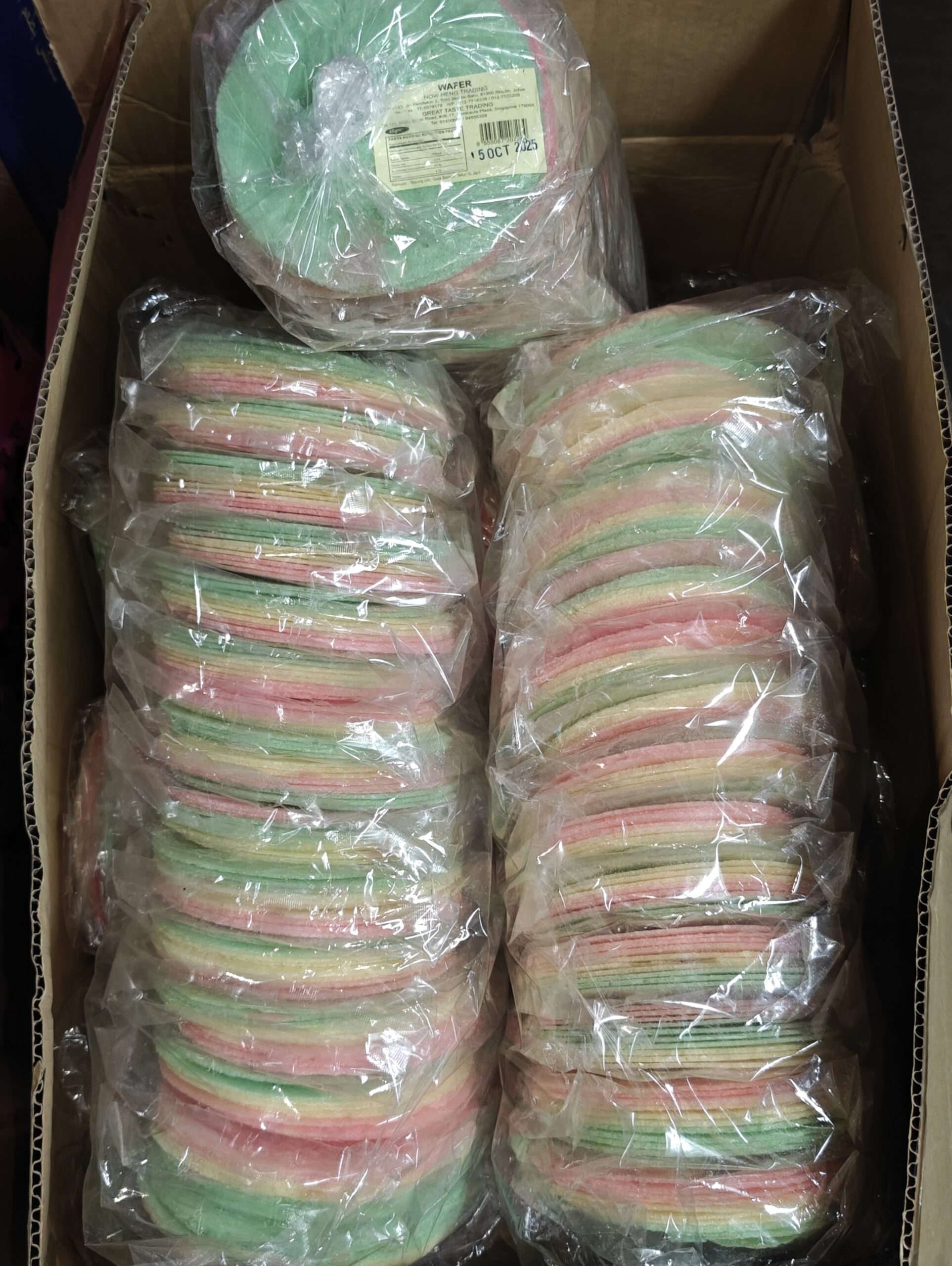 [ 15packs per bag ] Biscuit Piring Wafer (est. 12 slices per pack ...