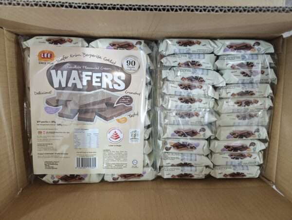 [ 26g x 20pkt ] Lee Chocolate Wafer [ Healthier Choice, Halal ] | Teck ...