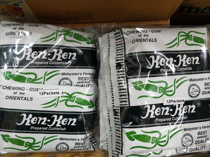 [ 8g x 12pkt ] Ken Ken Shredded Cuttlefish | Teck Leong Pte Ltd