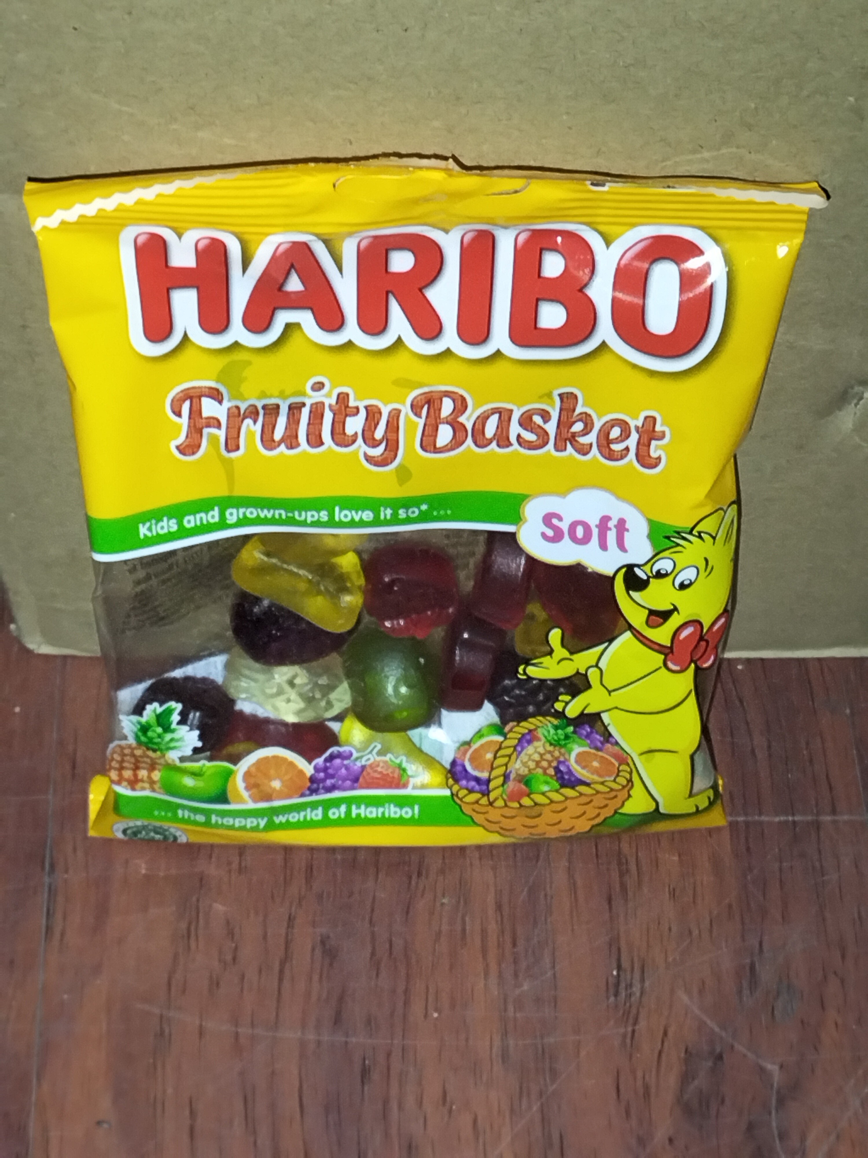 [80g x 10pkt] Haribo Fruity Basket [ Halal ] | Teck Leong Pte Ltd