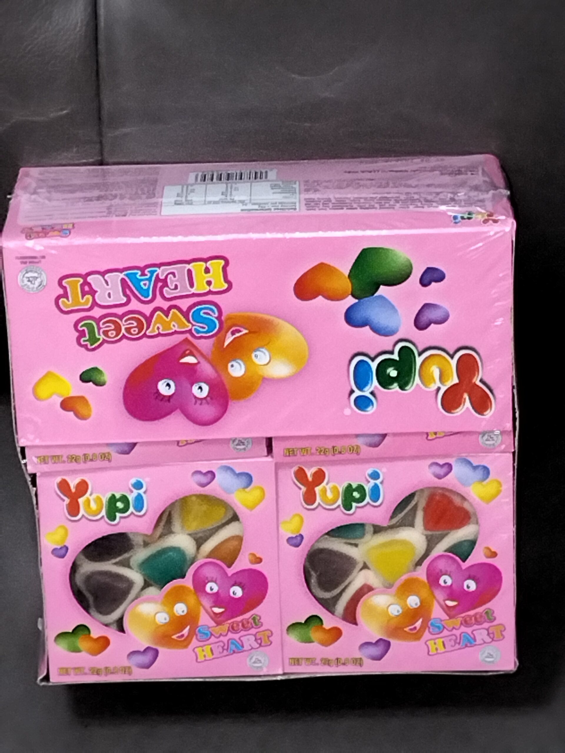 [ 22g x 24pkt ] Yupi Sweet Heart Gummy [ Halal ] | Teck Leong Pte Ltd
